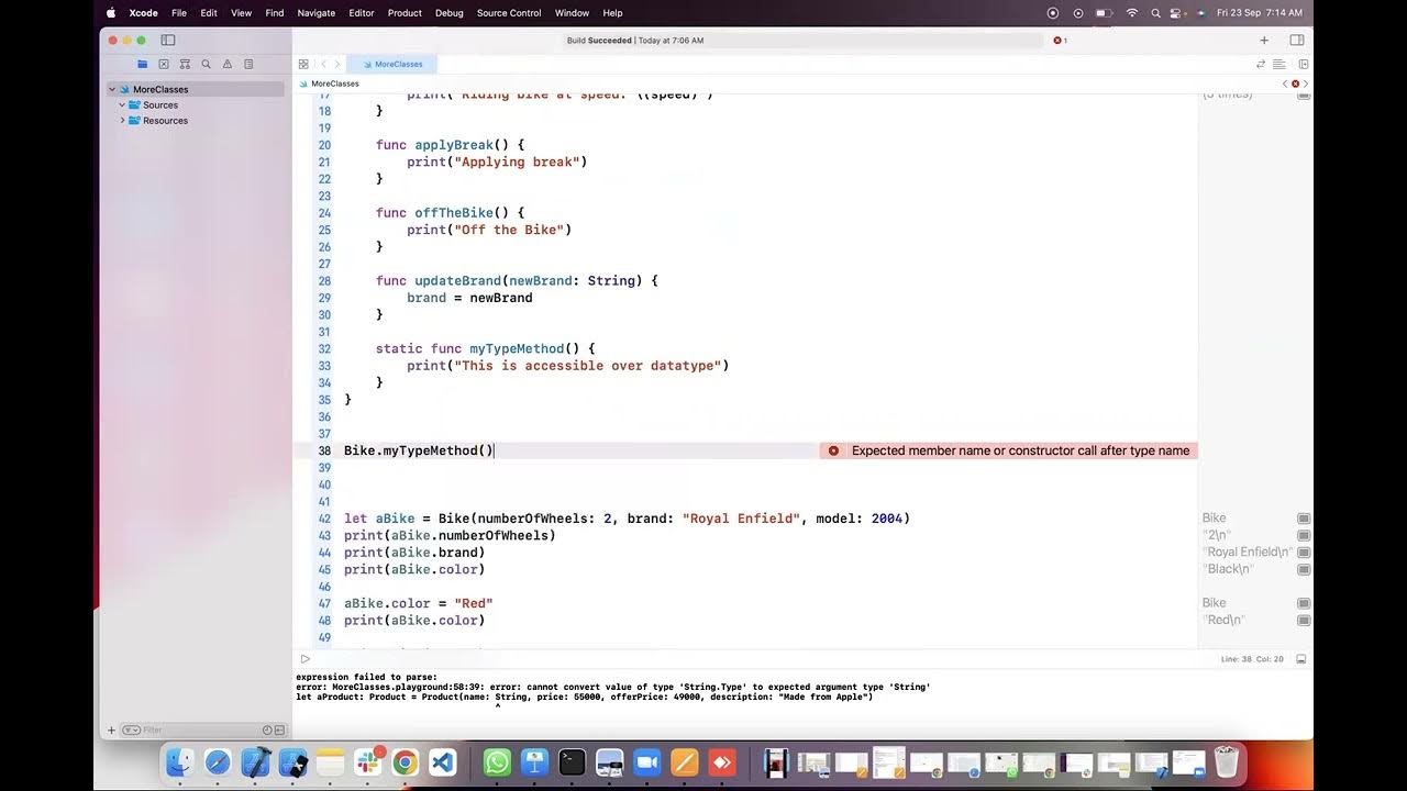9742735256 - Instance Methods vs Type Methods in Swift #iostraining #iphonetraining #iosapps ...