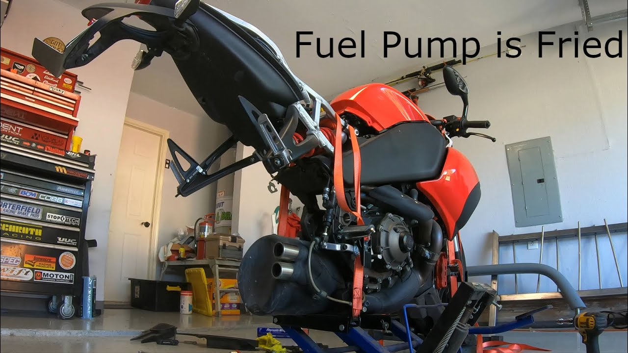 2009 Buell 1125CR Fuel Pump Replacement Pt1 - Disassembly - YouTube