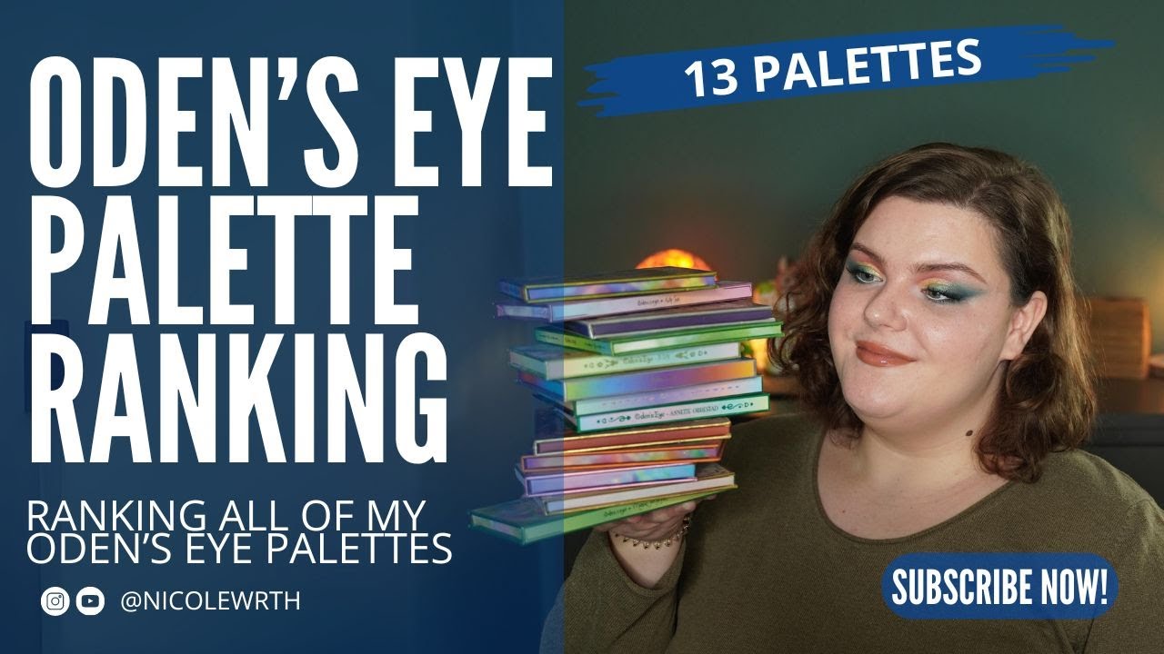Ranking all of my Oden's Eye palettes - YouTube