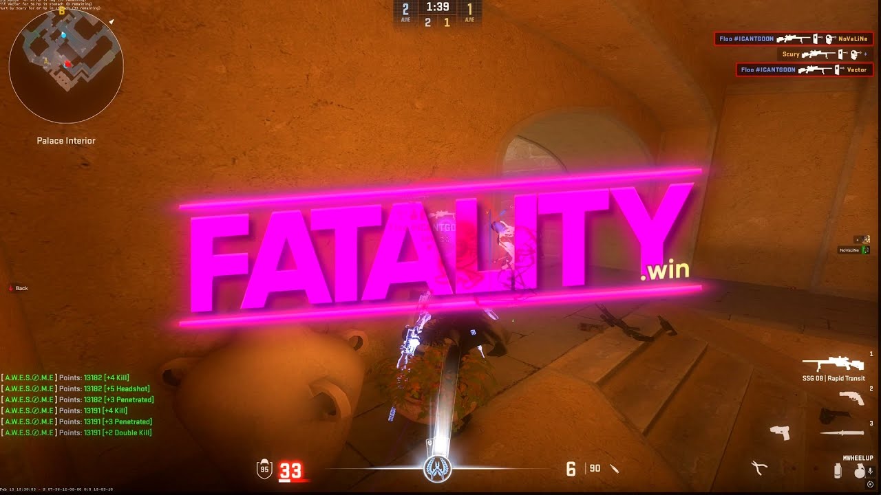 #cs2 HvH Highlights #4 FT: Fatality.win - YouTube