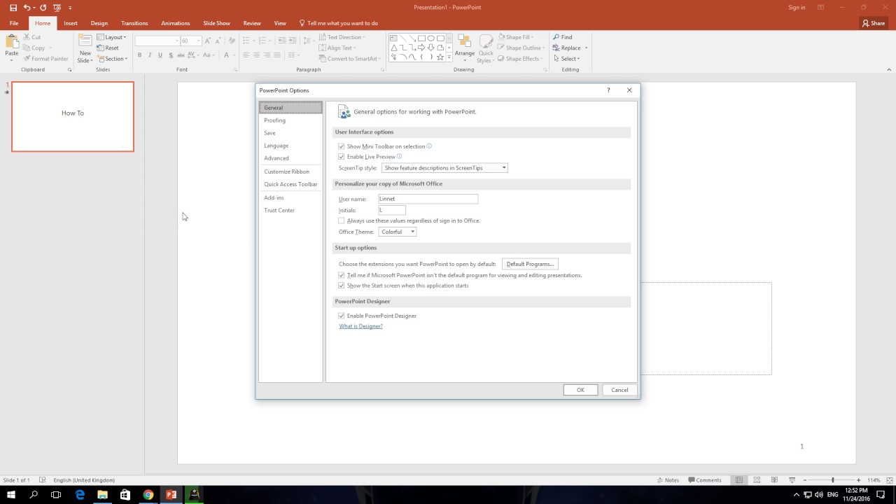 How To Change User Name In PowerPoint 365 YouTube how-to-change-user-name-in-powerpoint-365-youtube