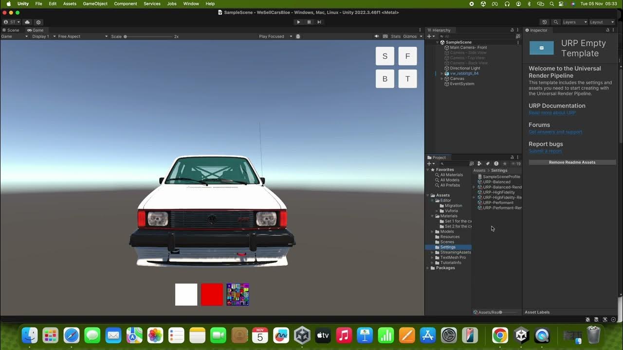 How to Create an Augmented Reality Car Configurator Using Unity and Vuforia? | PT 1 | #unity ...