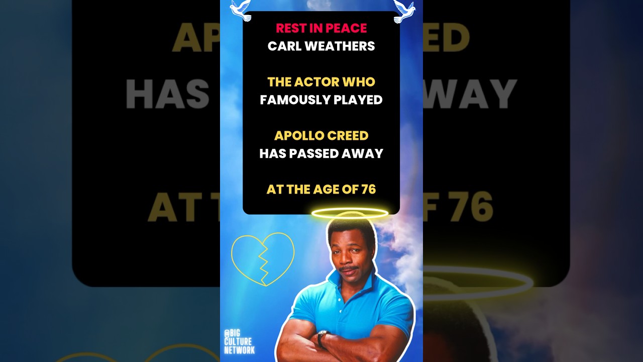 RIP Apollo Creed 🕊️💔 #carlweathers #apollocreed #rocky #creed - YouTube