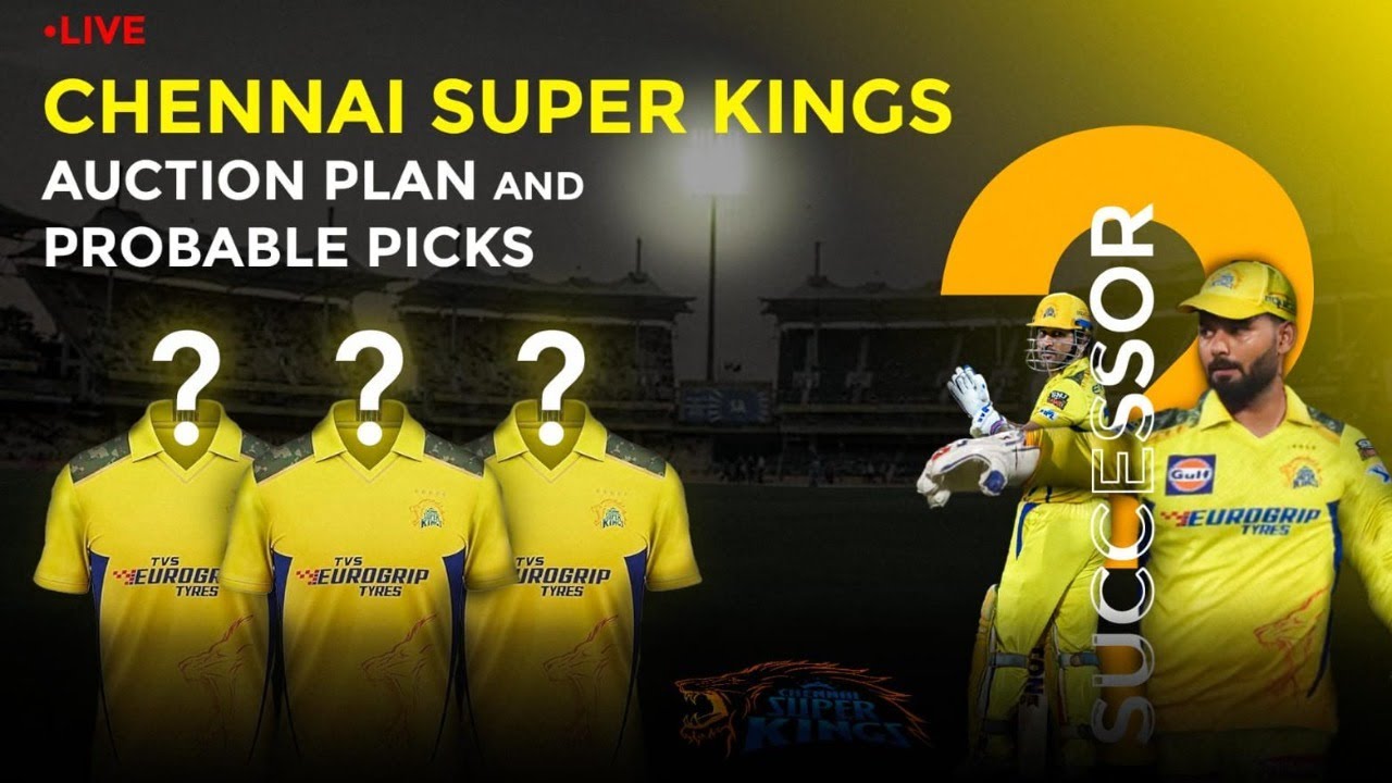 Part 2 - Chennai Super Kings (CSK) Auction Plans and Everything You ...