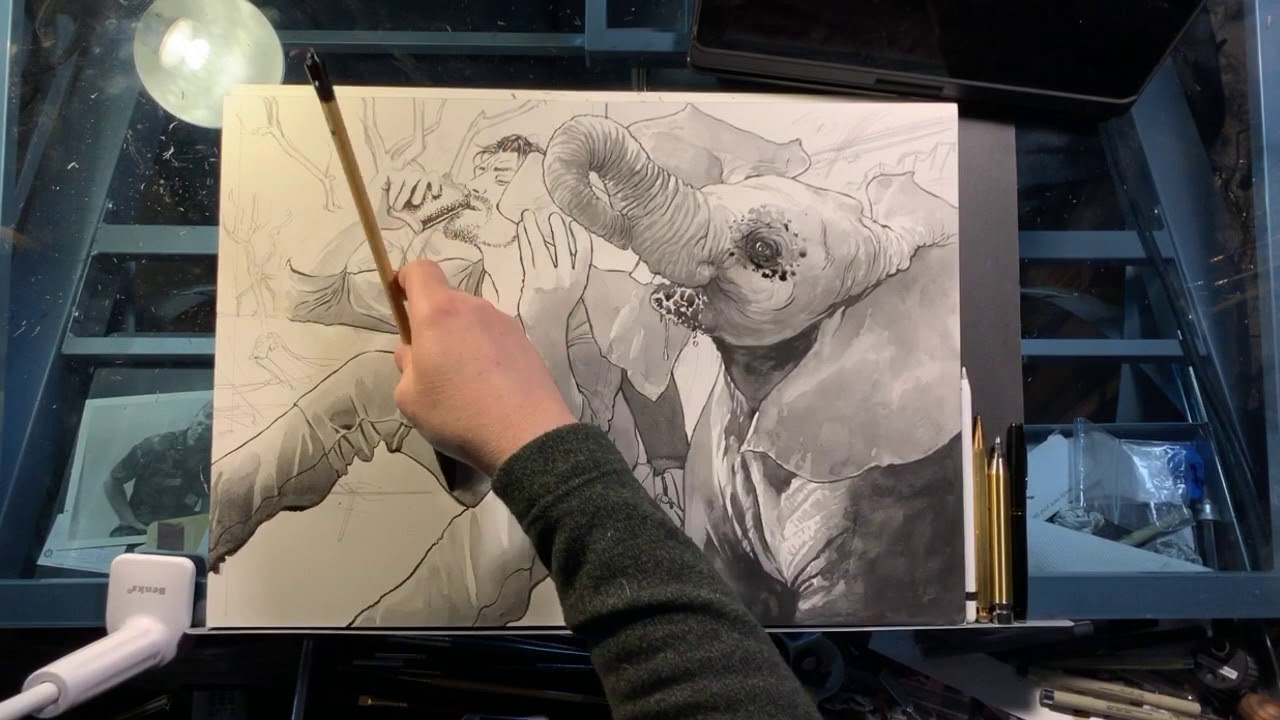 Tuskers Art Timelapse - YouTube