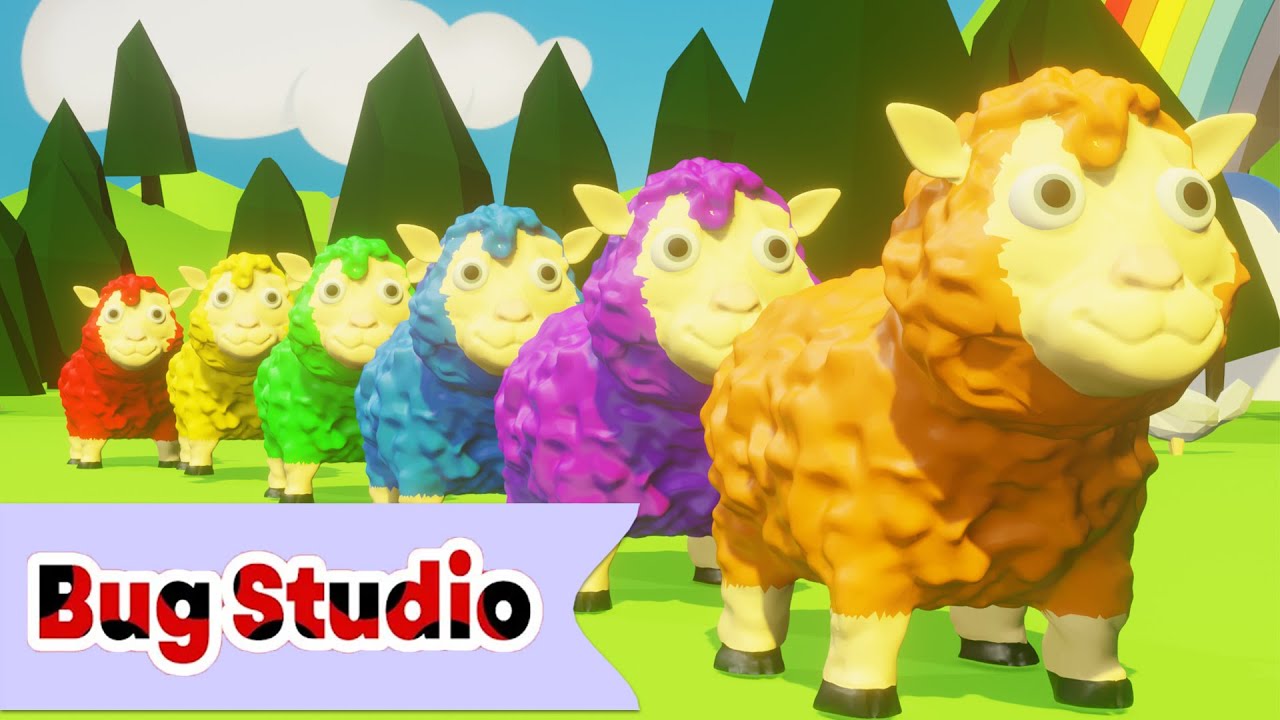 Baa Baa Black Sheep | Bug Studio Nursery Rhymes & Kids Songs - YouTube