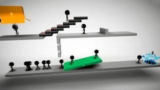 Sticklings Walkthrough 12 17 Level Help Stickman Find The Correct Path ...