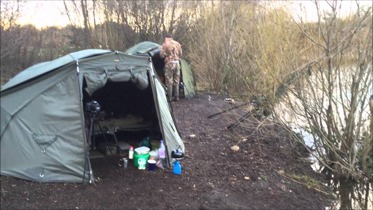 Carp fishing 2015 winter day ticket Catterick - YouTube