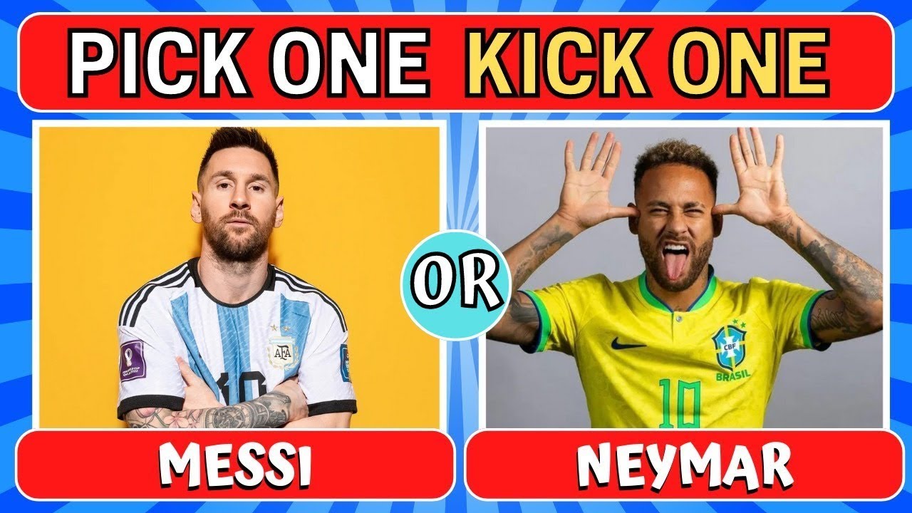🐐 PICK ONE, KICK ONE 🐐Who’s Your Favorite Player? Football Quiz - YouTube