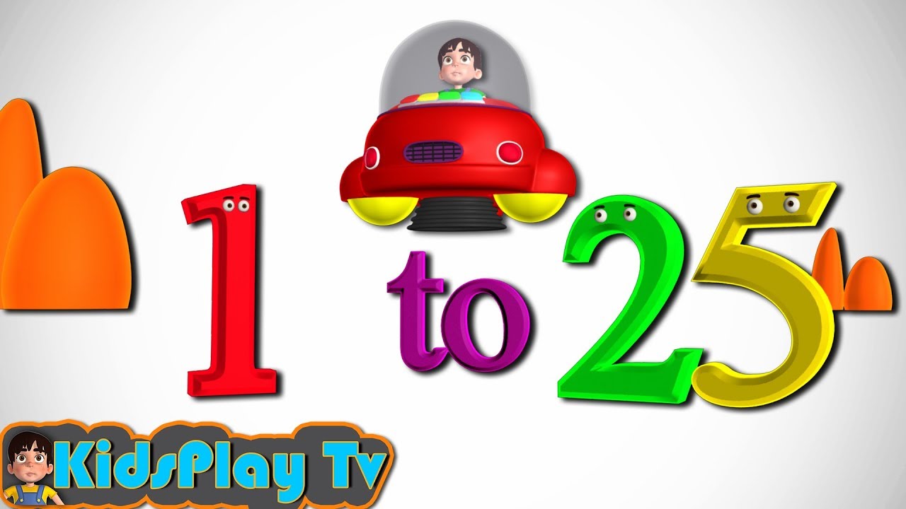 Kids Play Tv - Learn 1 to 25 Numbers For Kids Toddlers Phonics And ...