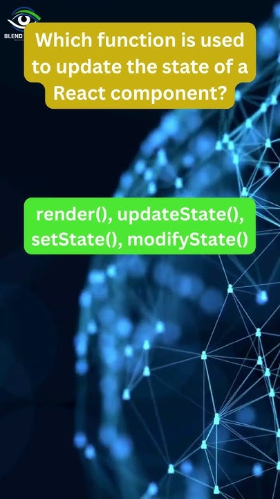 Which Function Is Used To Update The State Of A React Component React19 React