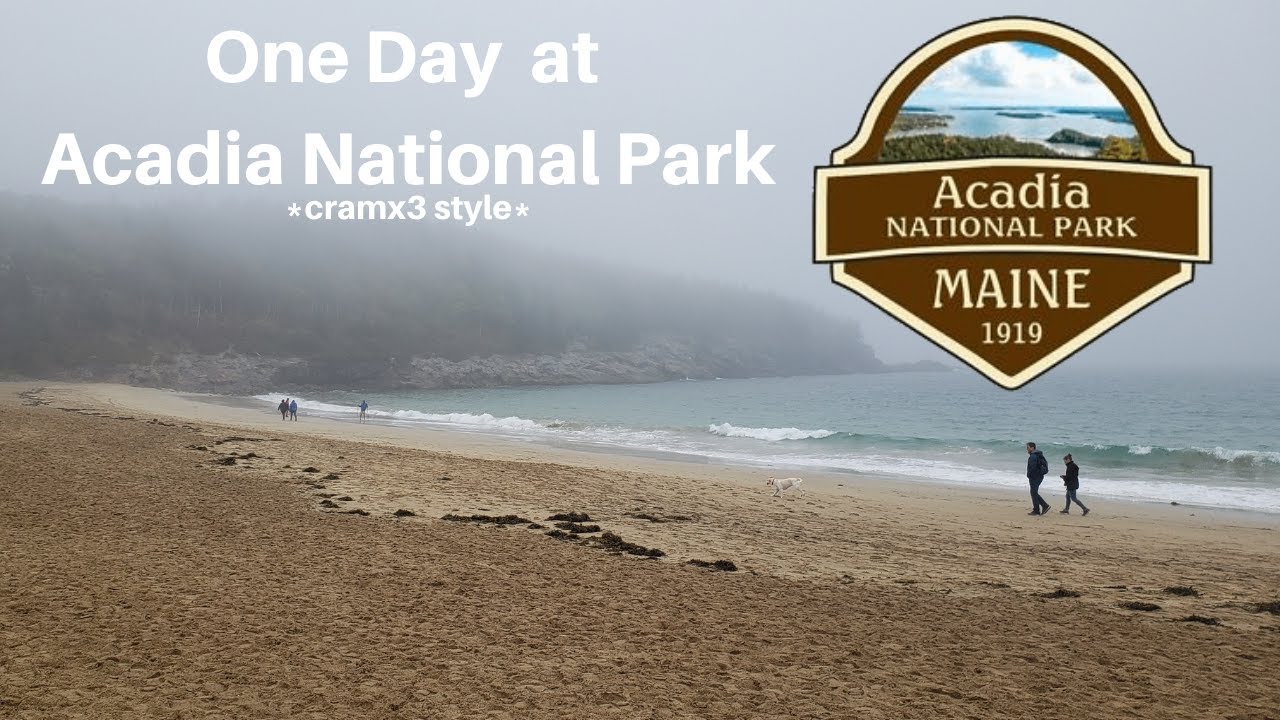 One (Rainy) Day At Acadia National Park Fall 2020 *cramx3 style* - YouTube