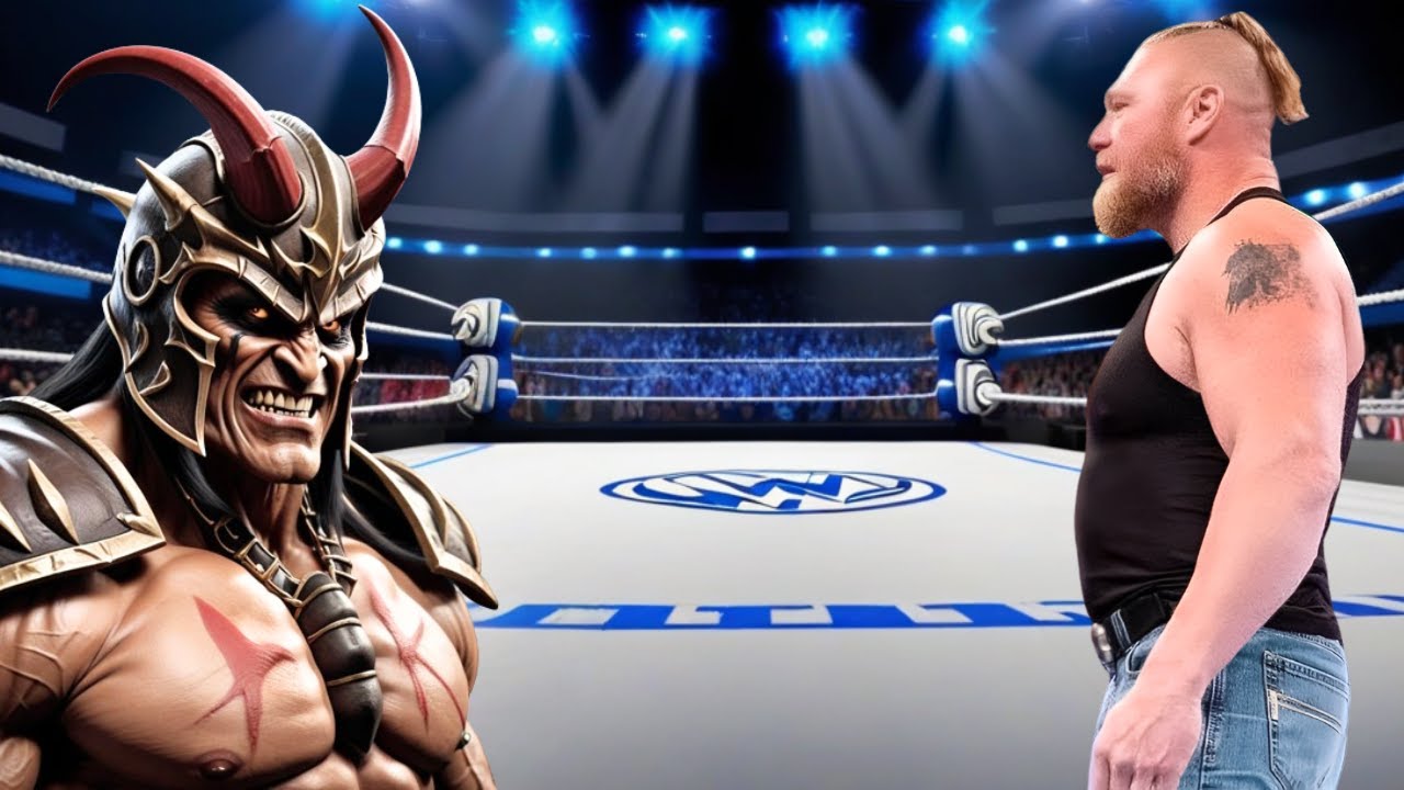 Full Match - Brock Lesnar vs Shao Kahn | Iron Man Match 2025 | WWE May ...