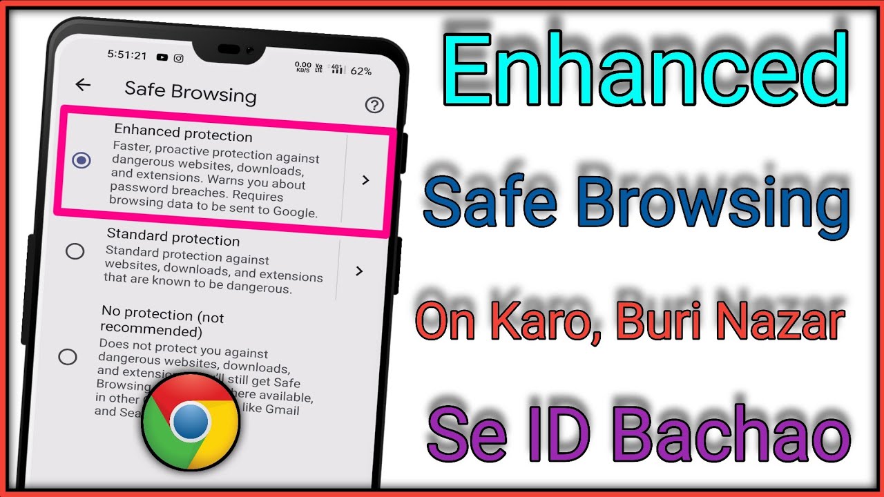 Enhanced safe browsing | safe browsing in chrome | google chrome - YouTube