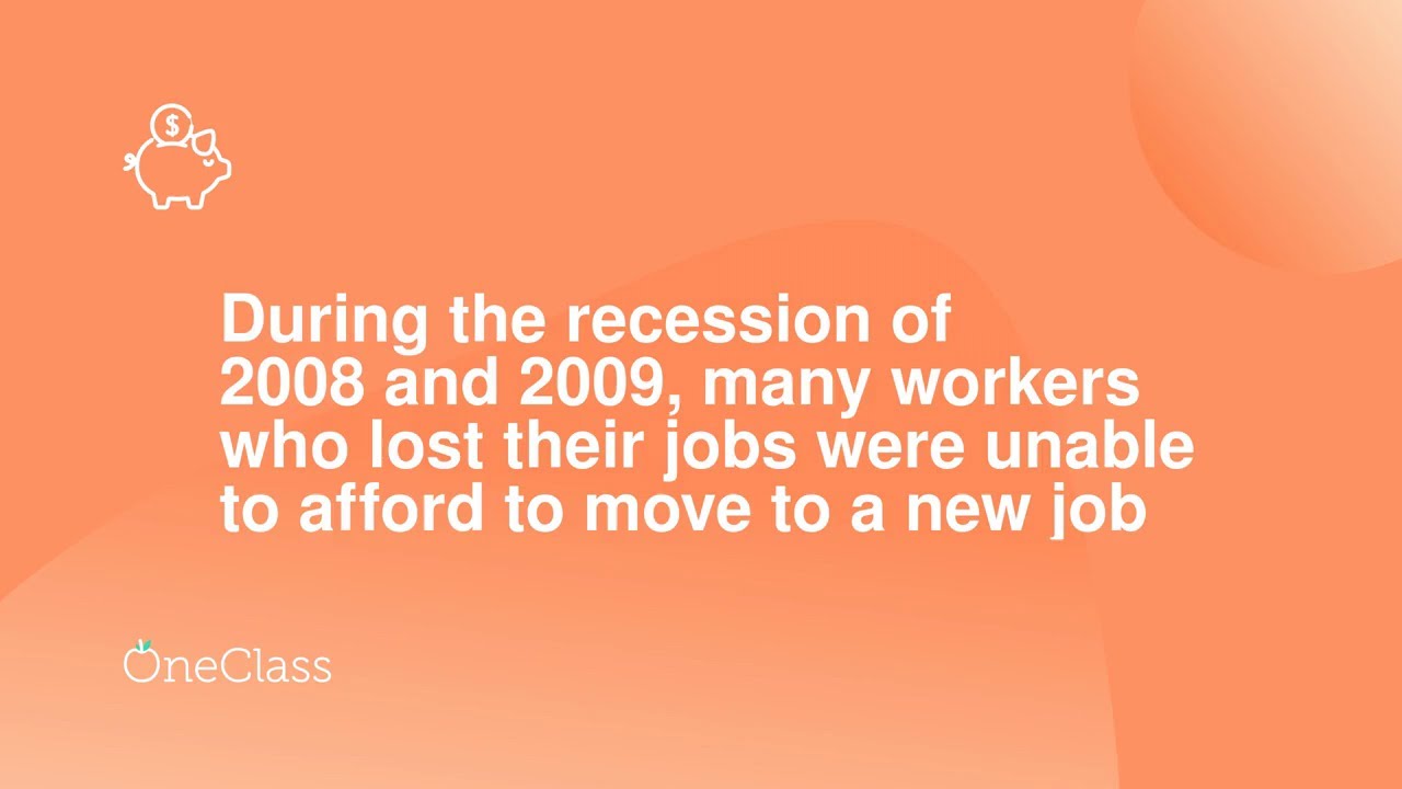 During the recession of 2008 and 2009, many workers who lost their jobs ...