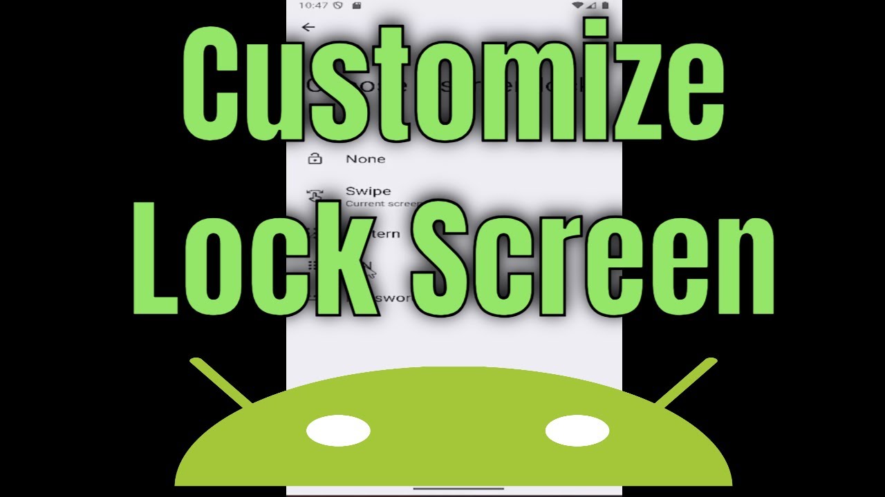 How To Customize Lock Screen On Android [Guide] - YouTube