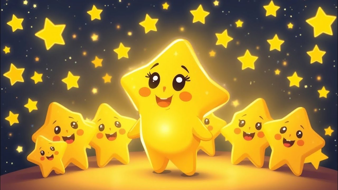 "The Little Star and the Moon's Journey" Bedtime story, Cartoon story ...