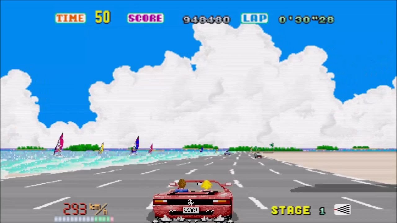 Cannonball - OutRun (Windows) Prova - YouTube