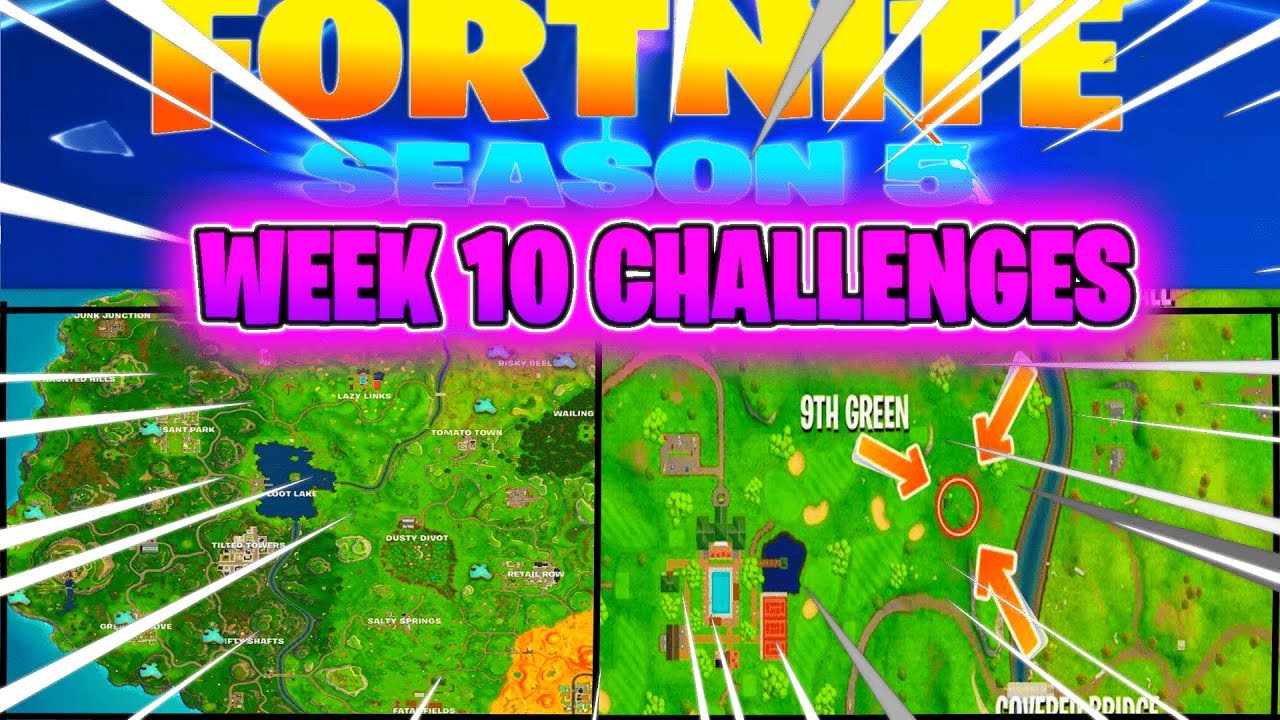 Fortnite Season 5: WEEK 10 CHALLENGES!! - YouTube