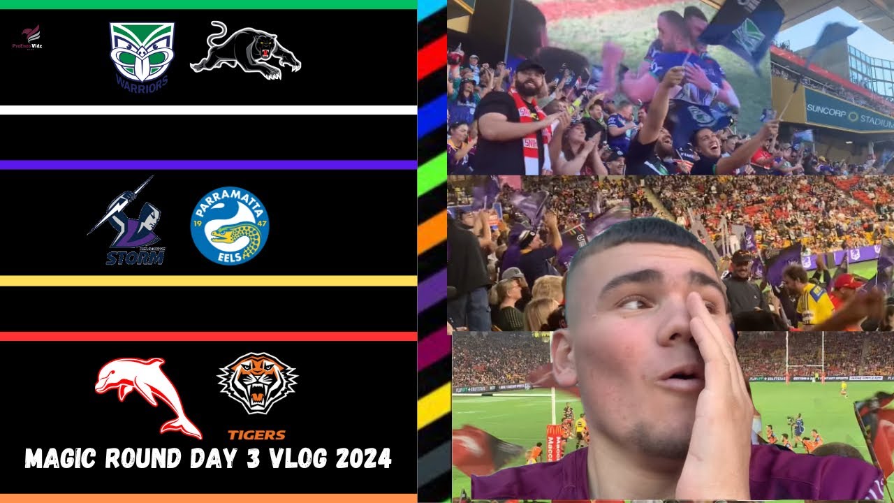 FINAL DAY 🥲 | NRL Magic Round Day 3 Match Vlog 2024 - YouTube