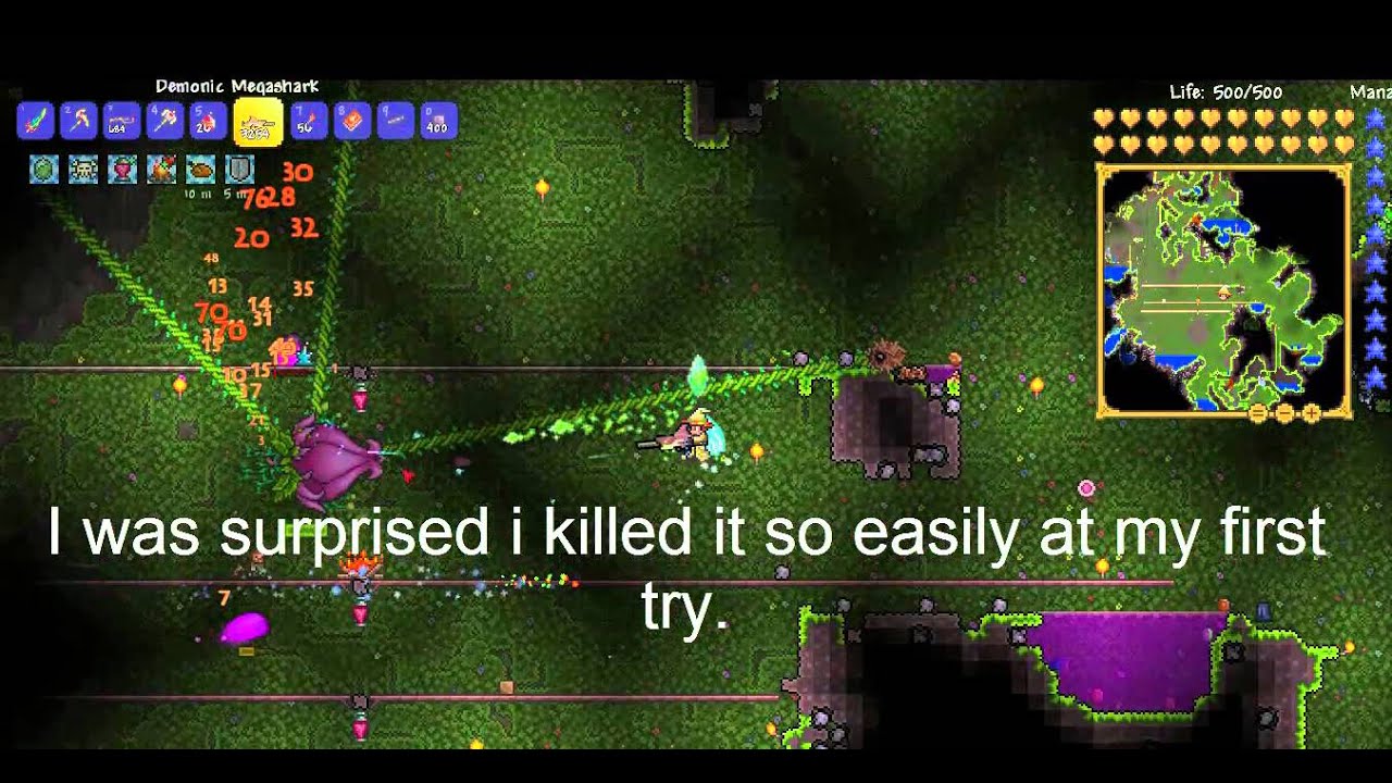 Terraria tutorial:How to kill Plantera - YouTube
