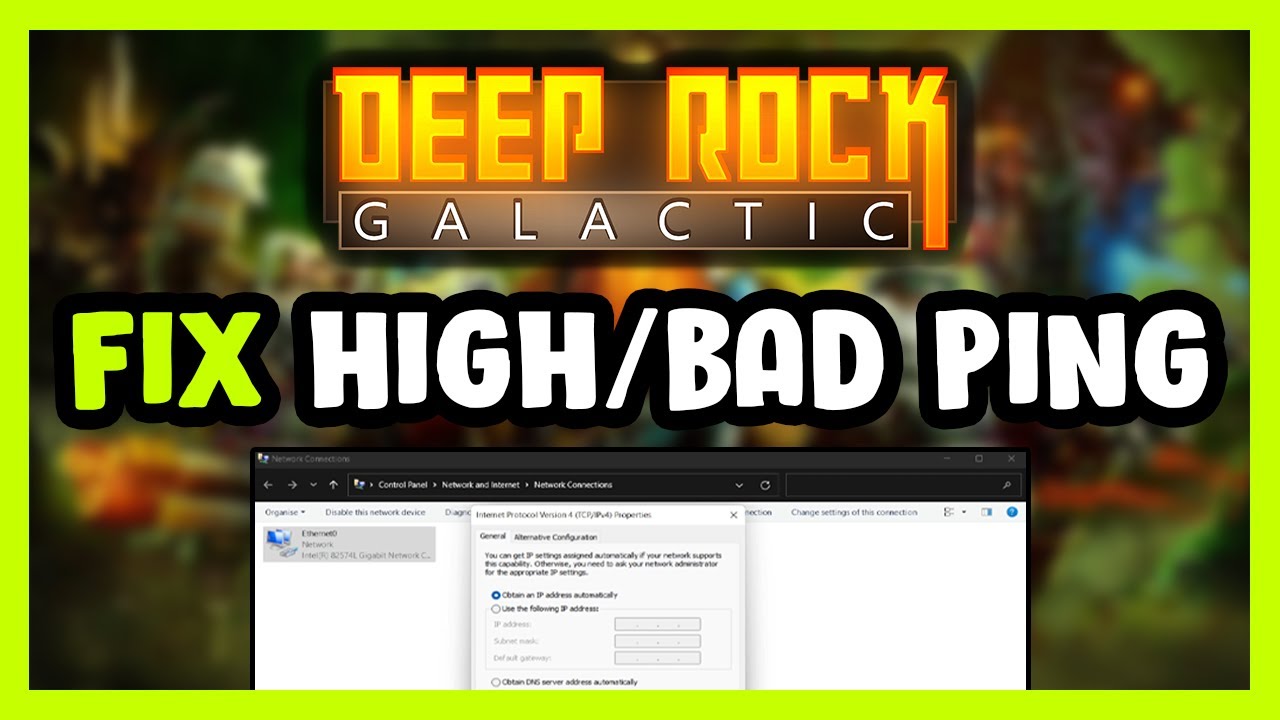 How to FIX Deep Rock Galactic High/Bad Ping & Packet Loss! - YouTube