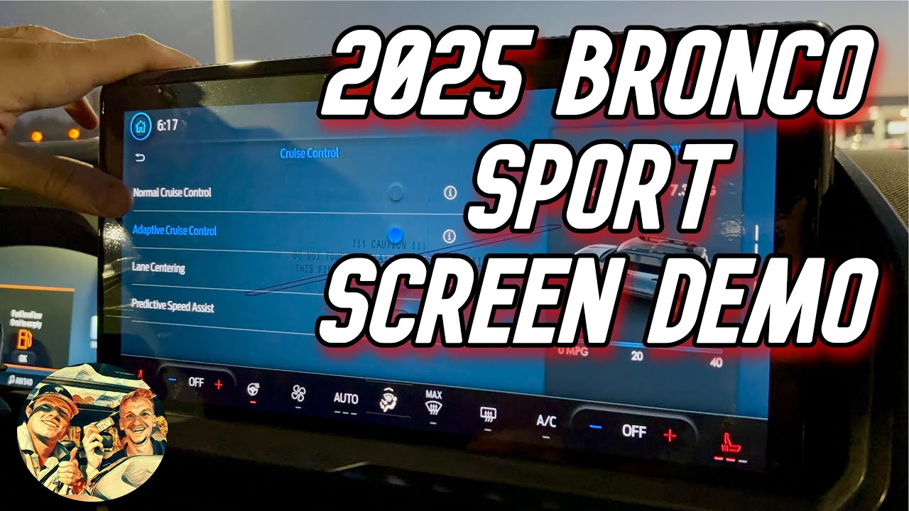 2025 FORD BRONCO SPORT SYNC 4 REVIEW & TOUCHSCREEN DEMO - FEATURES ...