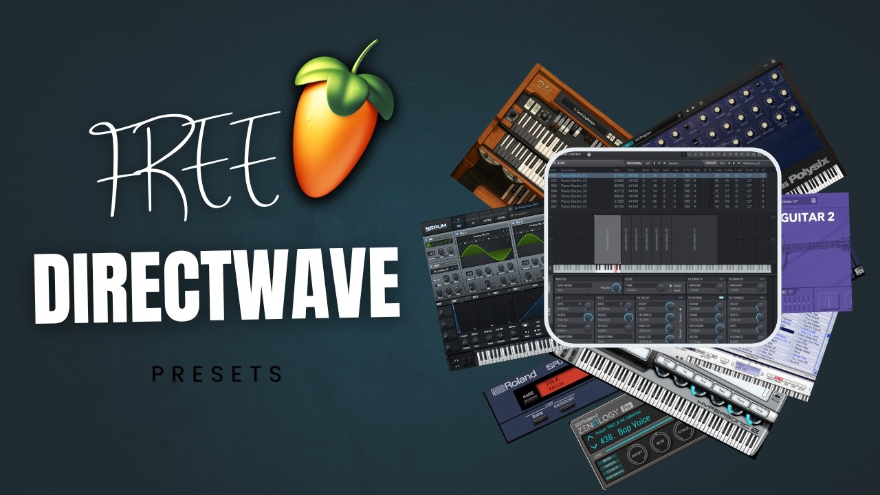🔥DirectWave Presets | FREE Download ,HIPSTER BASS ,POLYSIX,B4 II ...