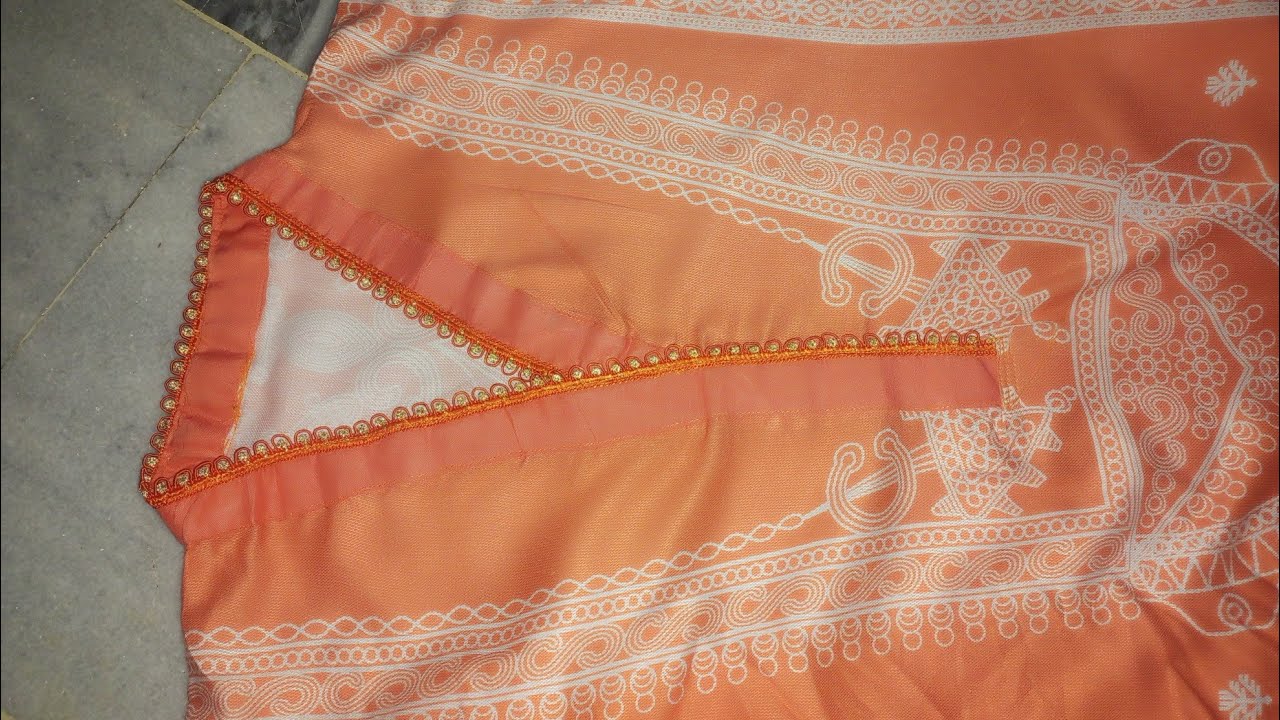 How To Make Beautiful New Chinese Neck Design💫😍 - YouTube