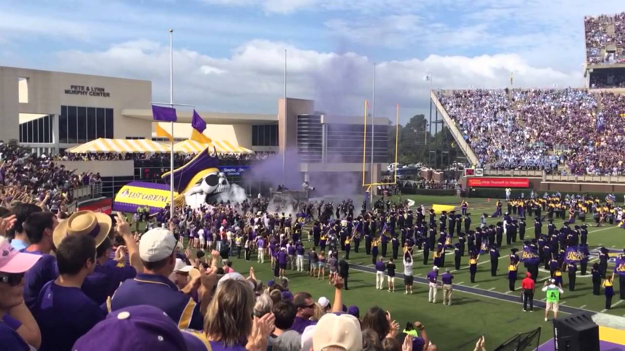 2014 ECU Pirates Entrance - YouTube