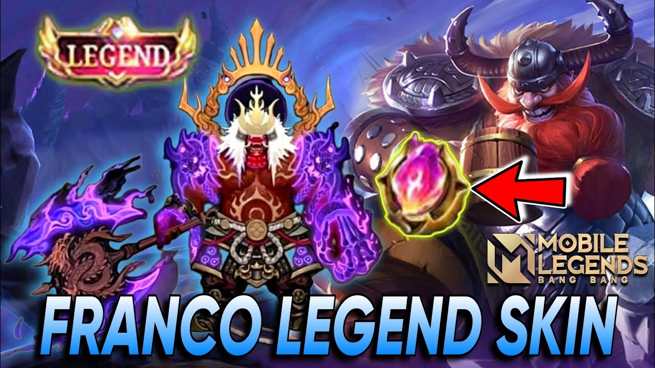 NEW FRANCO LEGEND SKIN 2022! | FRANCO LEGEND SKIN | MLBB NEW SKIN - YouTube
