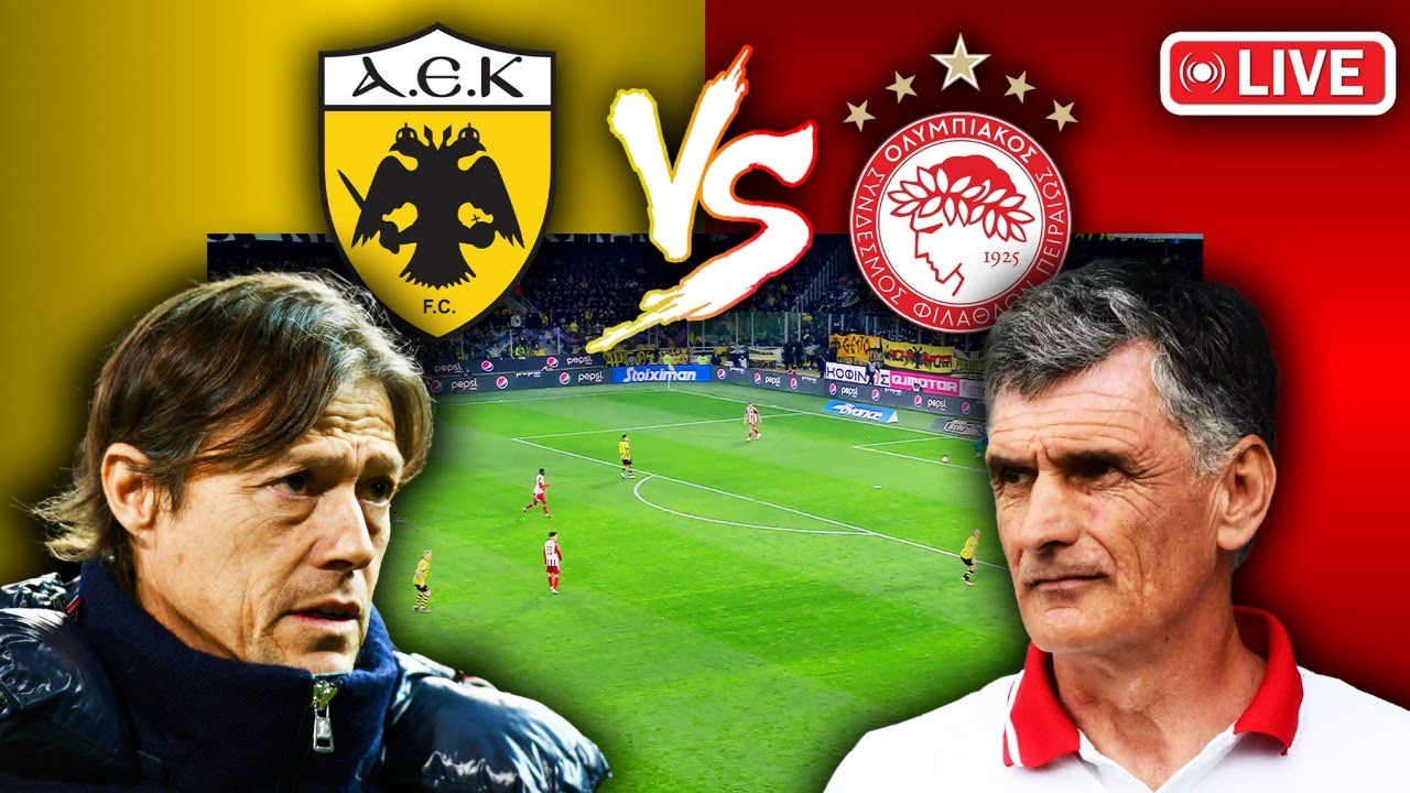 LIVE Ανάλυση | ΑΕΚ - Ολυμπιακός 0-1 (Vids & Stats) - YouTube