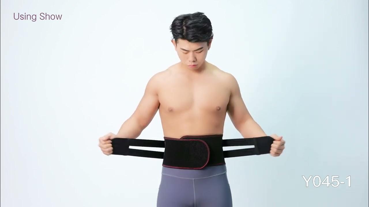 Lower Back Support Belt-Y045-1 - YouTube