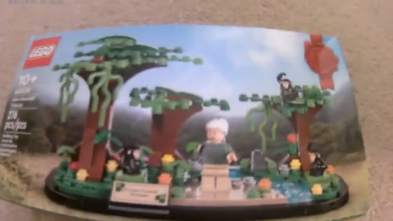 Lego speed build - Jane Goodall tribute set #40530 - YouTube