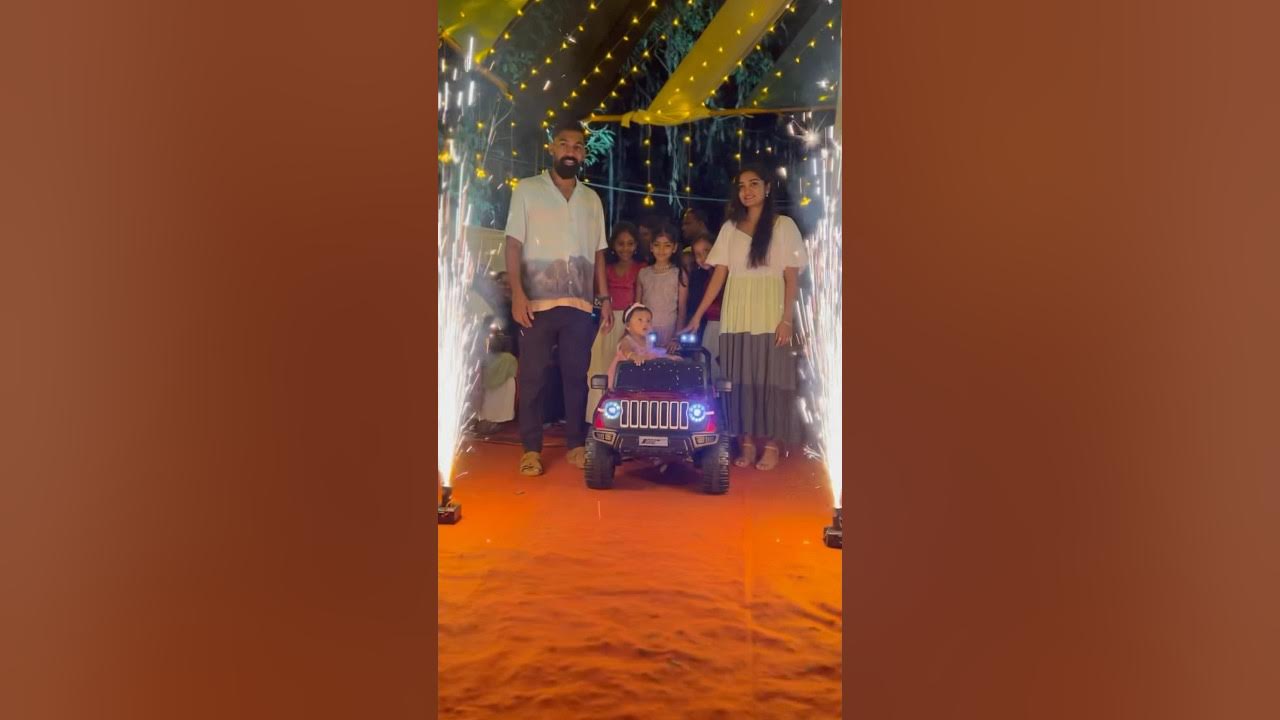 സ്റ്റേജിലേക്ക് Aira വരുന്നത് കണ്ടോ 👀😘 #shorts #minivlog #birthday #babyvideos - YouTube