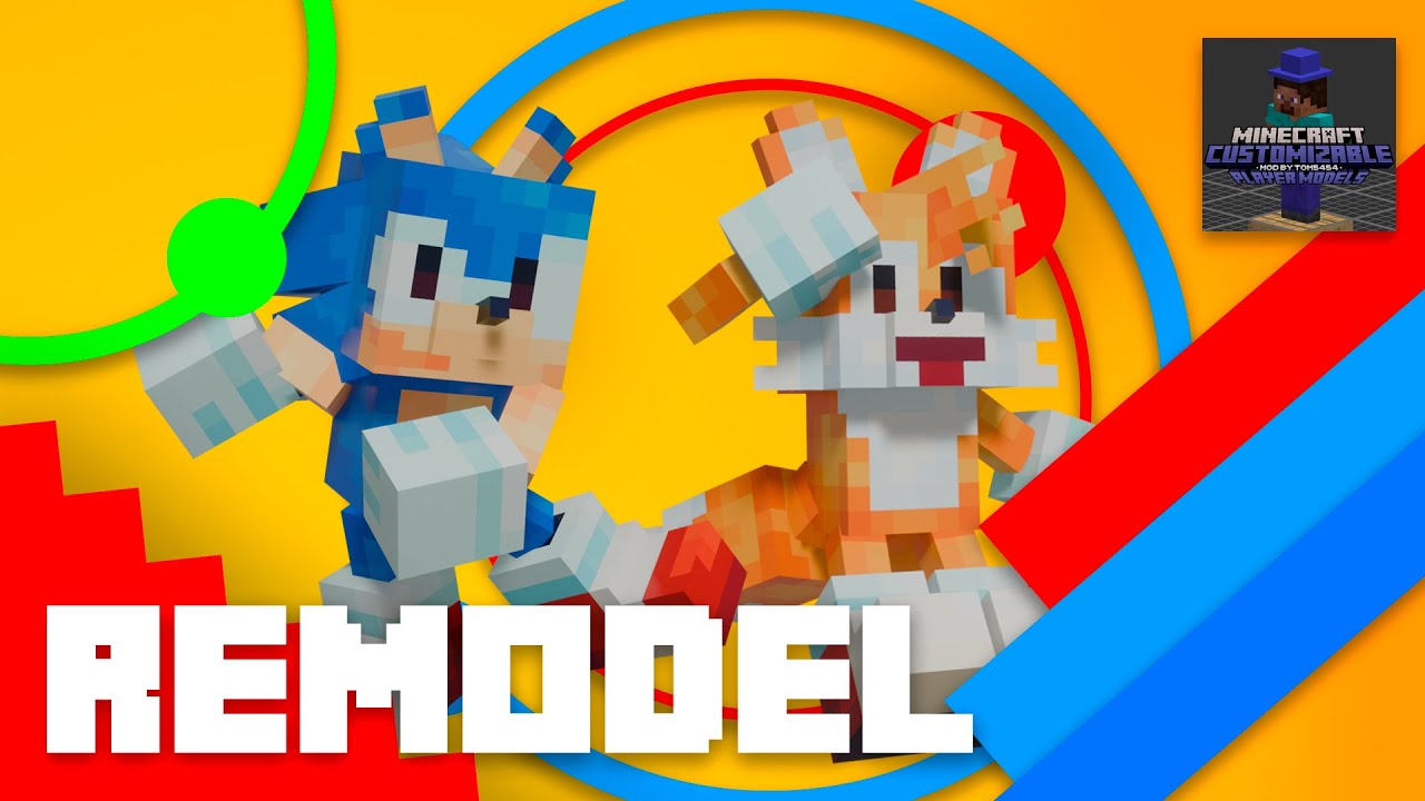 Sonic the Hedgehog Remodel! - Customizable Player Models - YouTube