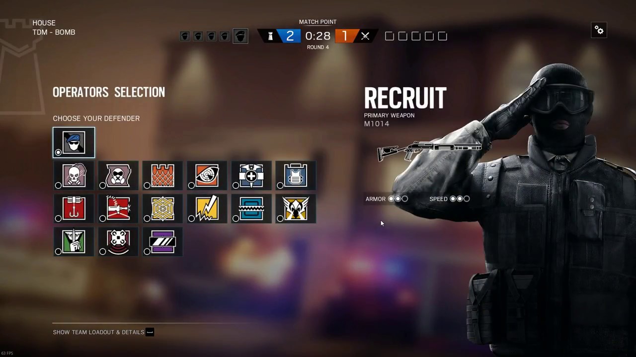 R6 4 man Recruit Shields - YouTube