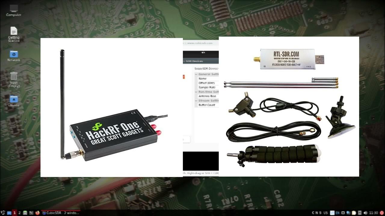 PI 400 dragonOS hackRF - YouTube