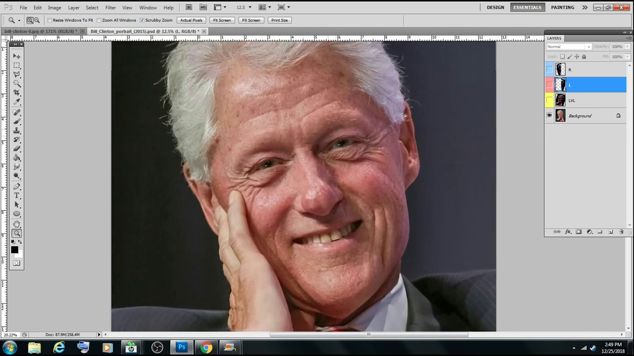 Bill Clinton's Real Face - YouTube