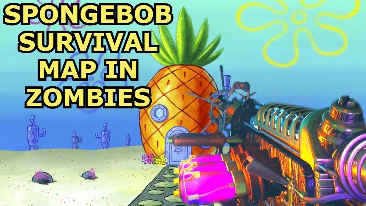 SPONGEBOB IN COD ZOMBIES? Black Ops 3 Custom Zombies - YouTube