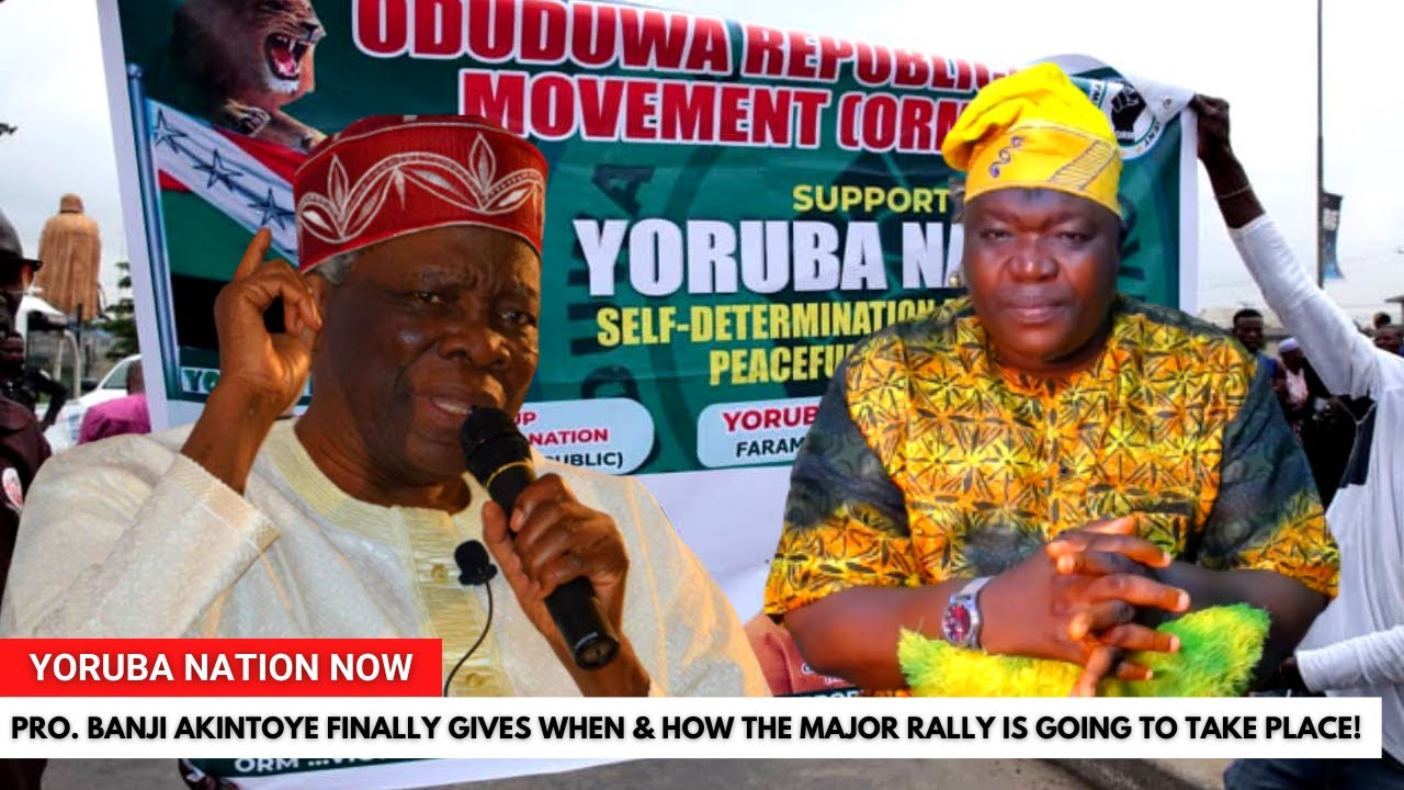 GREAT NEWS PRO. BANJI AKINTOYE FINALLY GIVES WHEN & HOW THE MAJOR RALLY ...