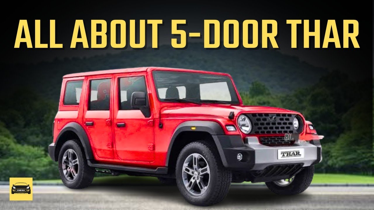 🔥Mahindra Thar 5 Door : All New Details🔥| Thar 5 Door | Mahindra Thar 5 ...