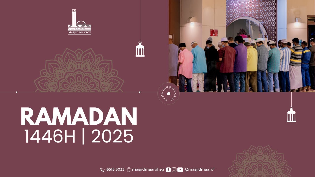 [LIVE] Isyak & Terawih @ Masjid Maarof Singapore 2 Mac 2025 | 2 Ramadan ...