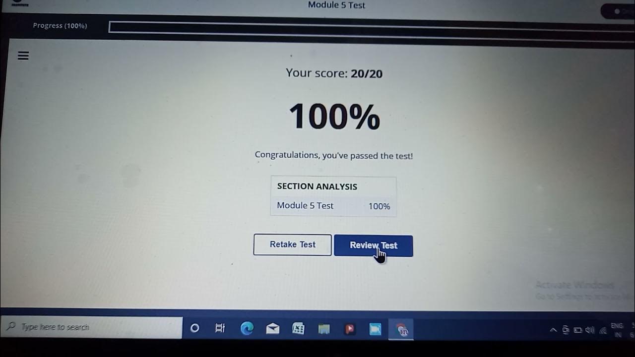 Cisco C programming Module-5 test answers ll 100% marks ll all righ ...