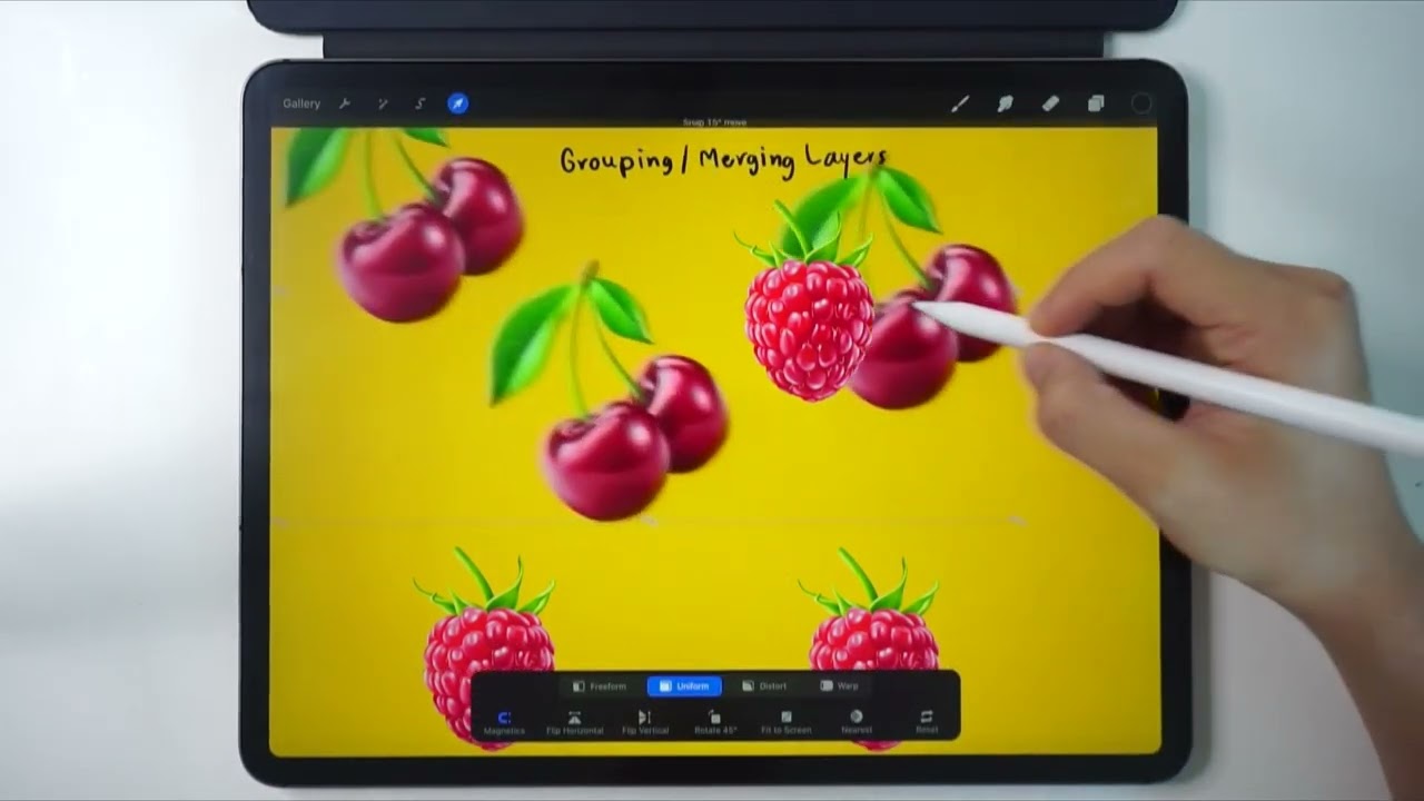 How To Merge Layers In Procreate Grouping Vs Merging Layers YouTube How To Merge Layers In Procreate Grouping Vs Merging Layers YouTube