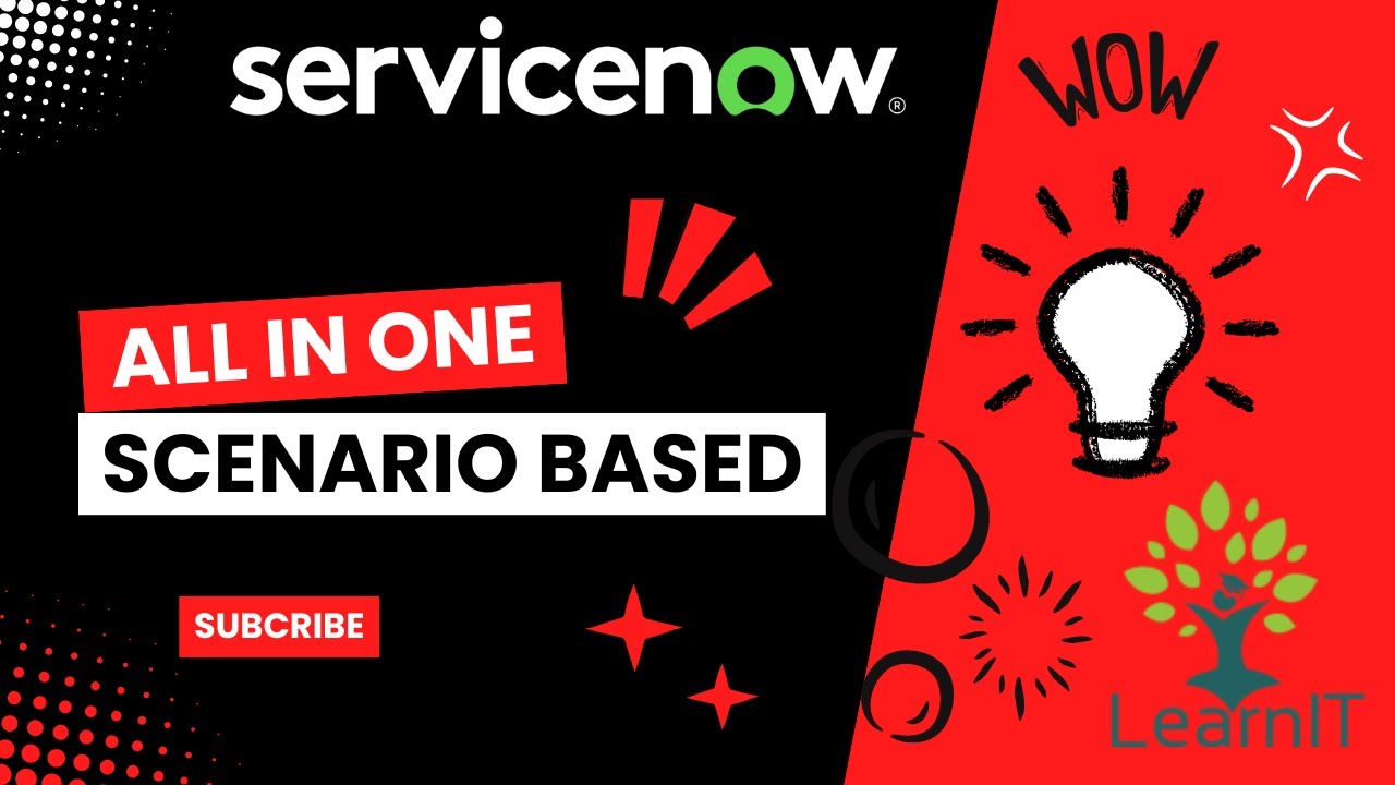 All In One Servicenow Scenario Based Project Requirements Youtube