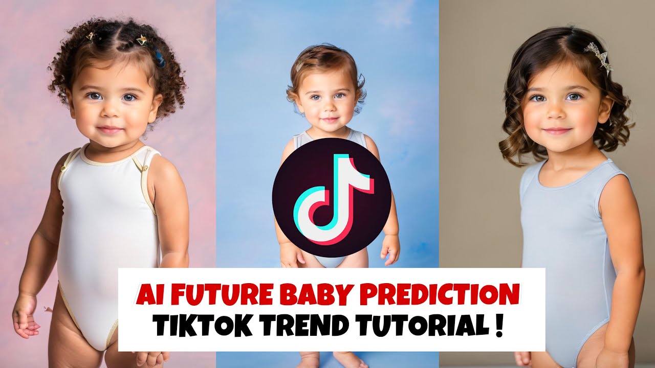 Ai future baby prediction filter tiktok trend tutorial |How to do baby ...