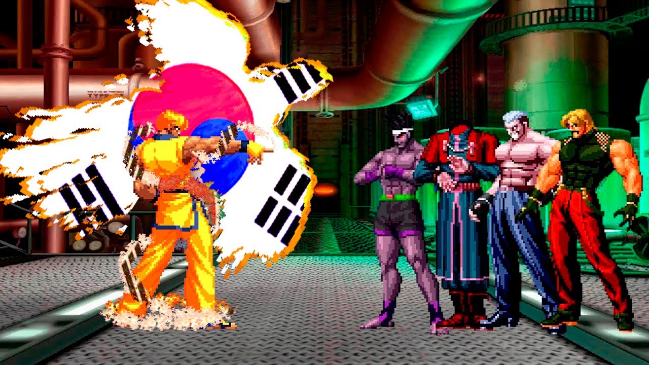 [KOF Mugen] Korean Golden vs KOF Bosses Team - YouTube