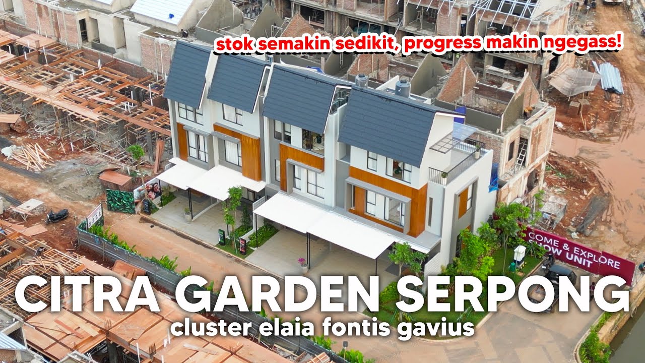STOK SANGAT TERBATAS!! CITRA GARDEN SERPONG Cluster Diandre Elaia ...
