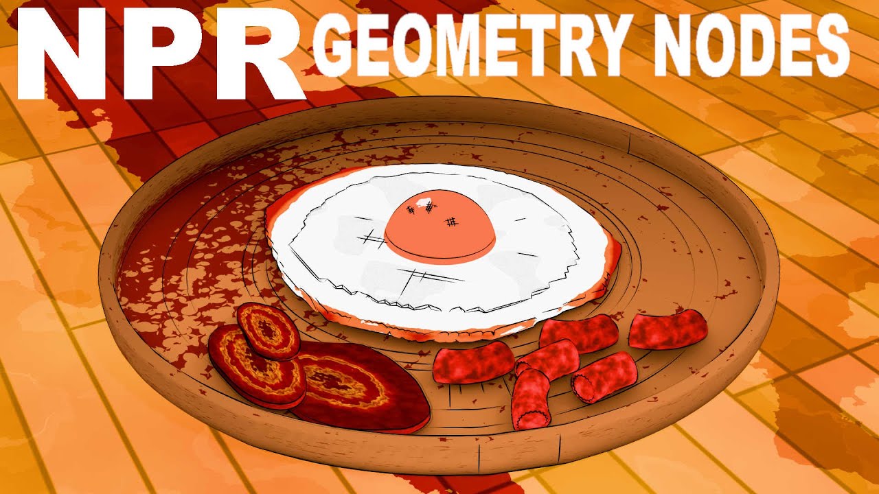 Anime Style Rendering IN BLENDER 4.2 AND GEOMETRY NODES || TUTORIAL ...